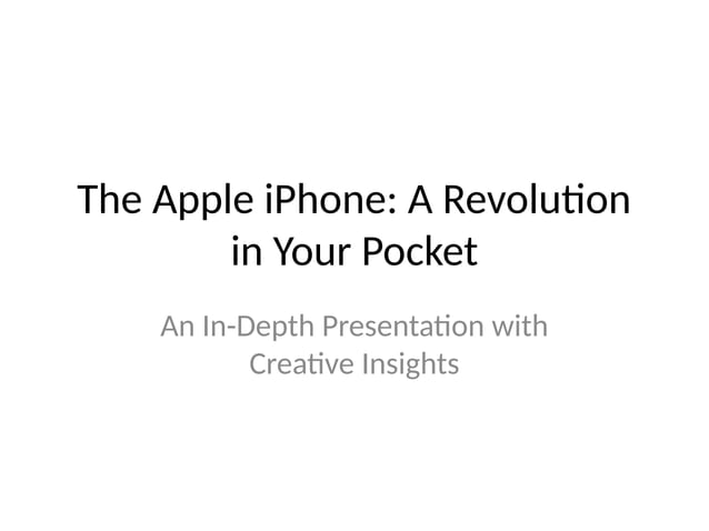iPhone_Presentation_hkkhvgvvccvvbbbnnnnn | PPT