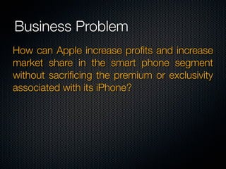 iPhone pricing model | PDF | Smartphones | Consumer Electronics