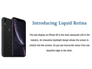 iPhone XR Specifications & Features | Myimagine | Apple Store | PDF