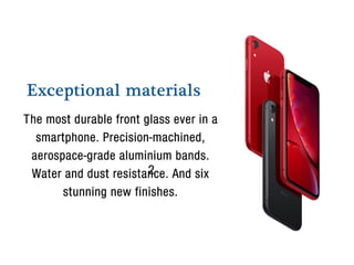 iPhone XR Specifications & Features | Myimagine | Apple Store | PDF
