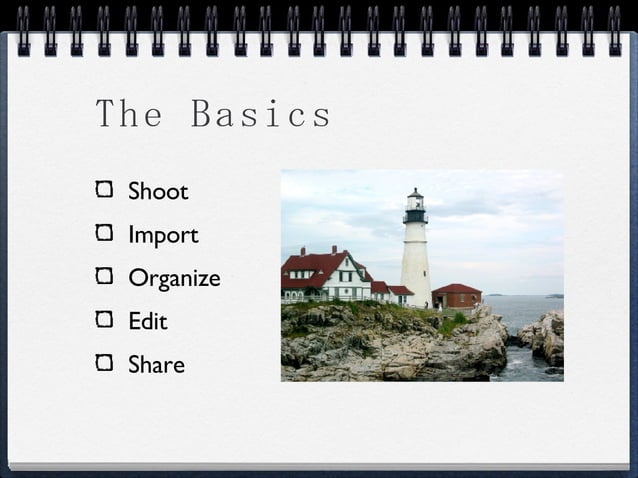 iPhoto Workshop 07 | PPT