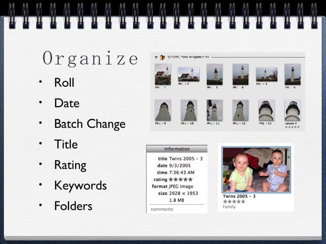 iPhoto Workshop 07 | PPT
