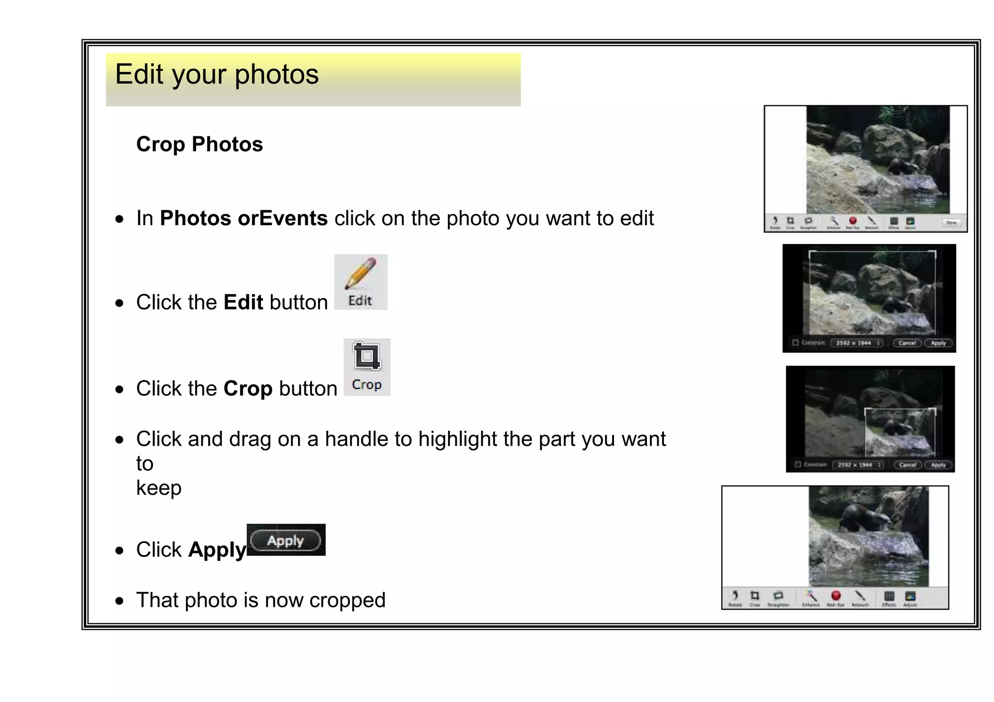 Iphoto 9 editing | PPT