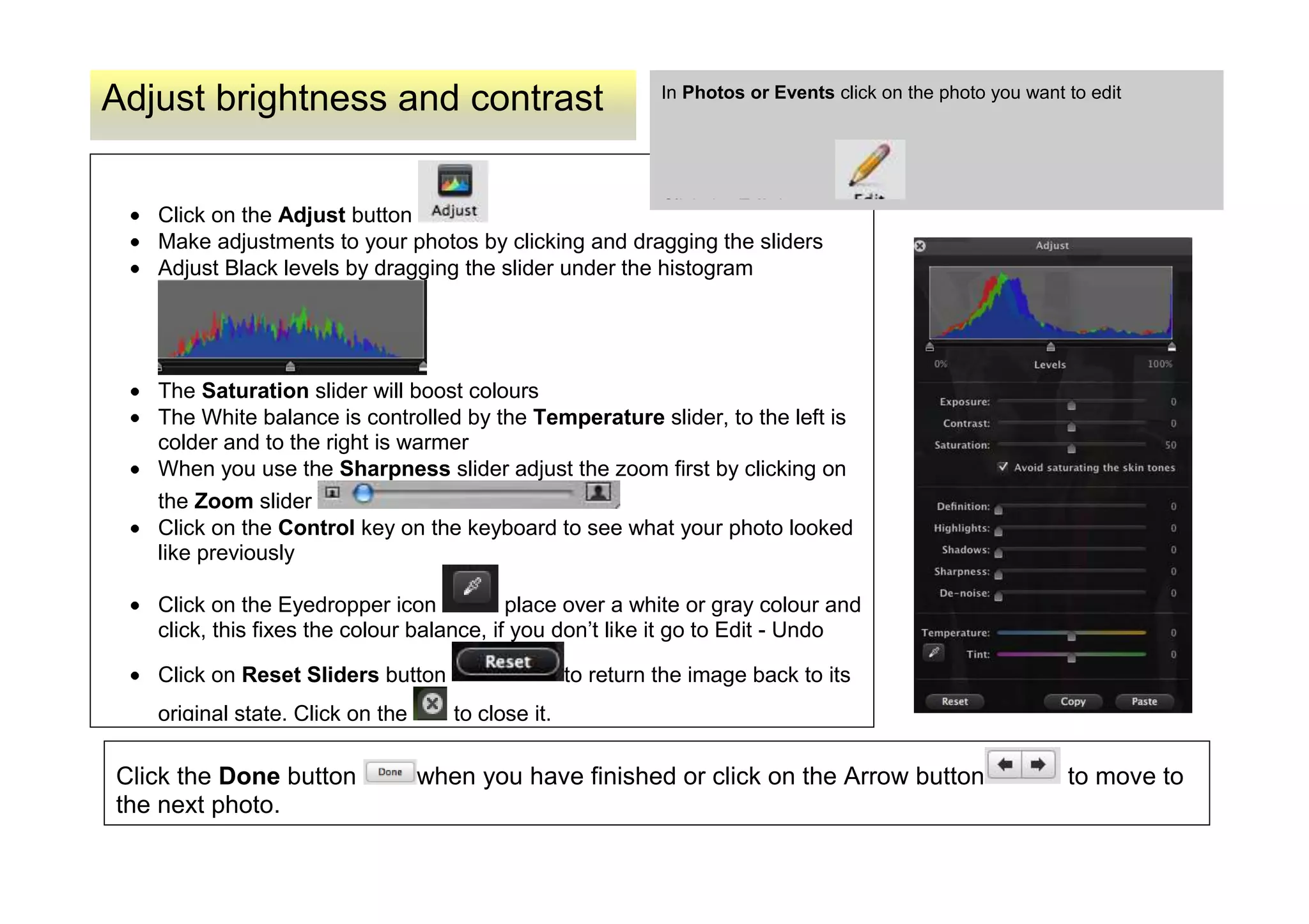 Iphoto 9 editing | PPT