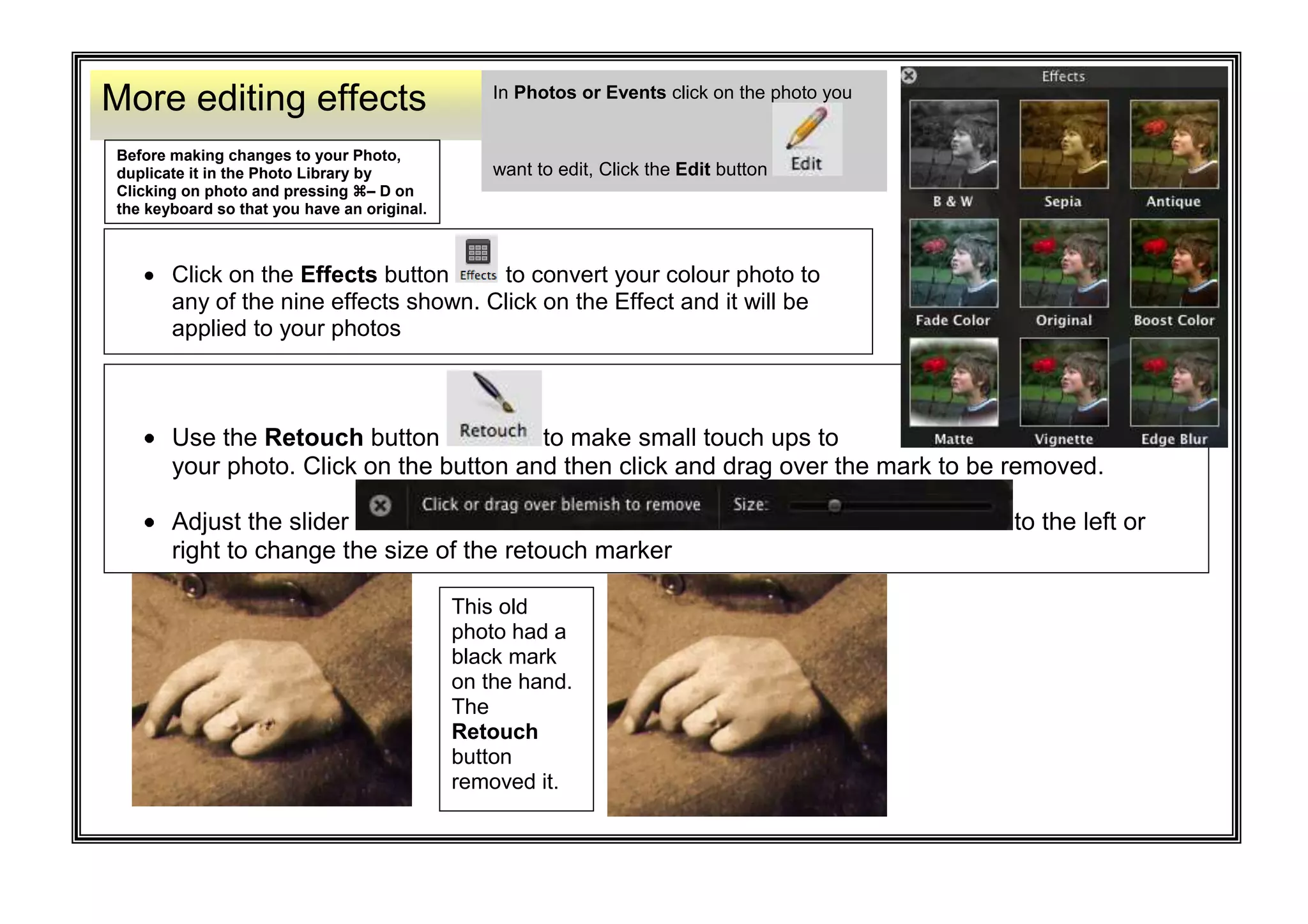 Iphoto 9 editing | PPT