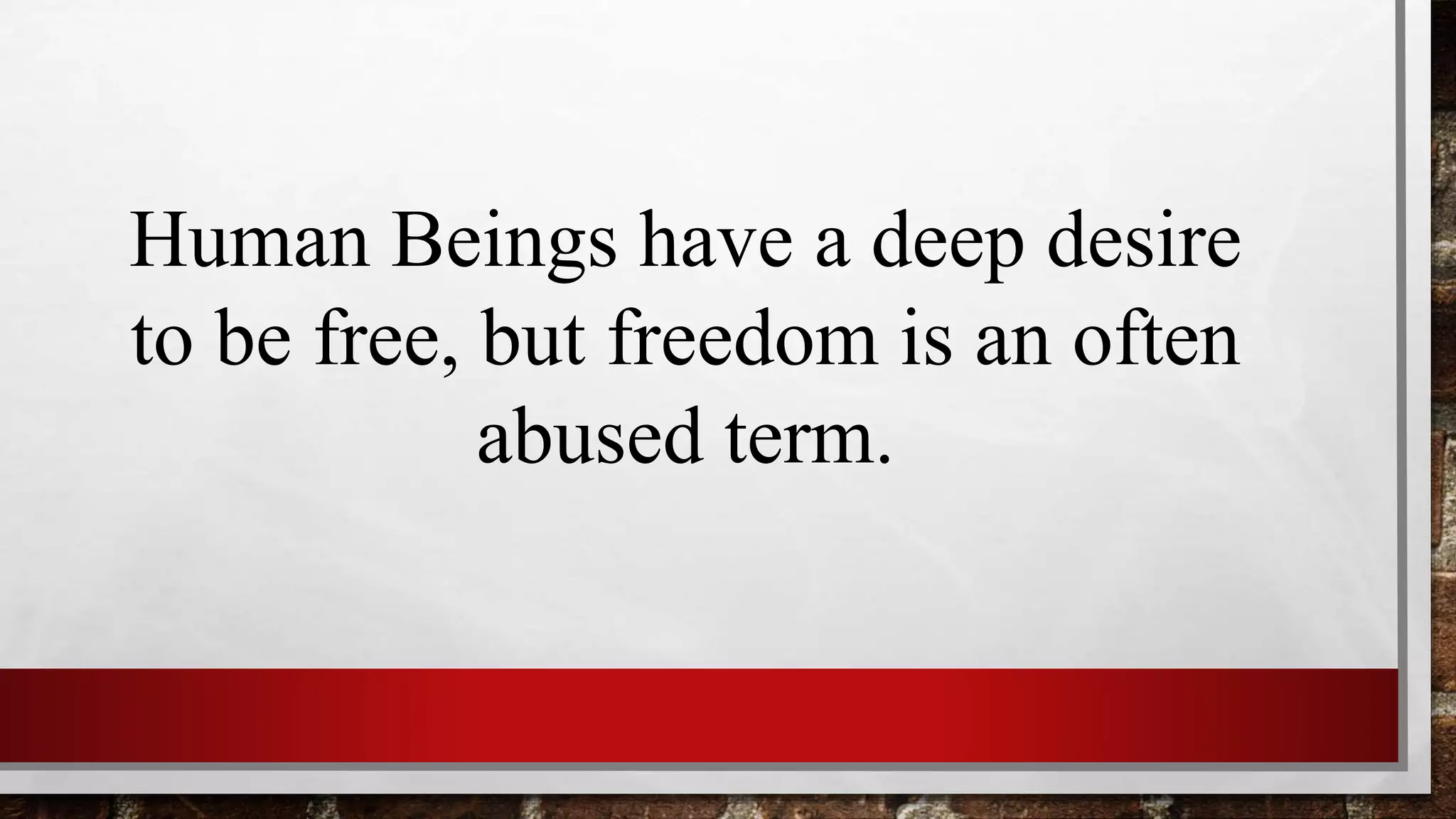 Human Person and Freedom | PPTX