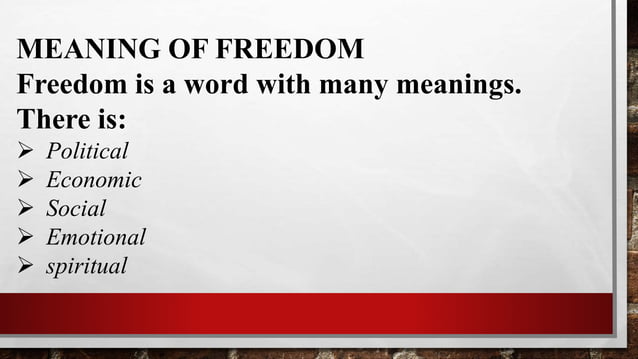 Human Person and Freedom | PPTX | Science