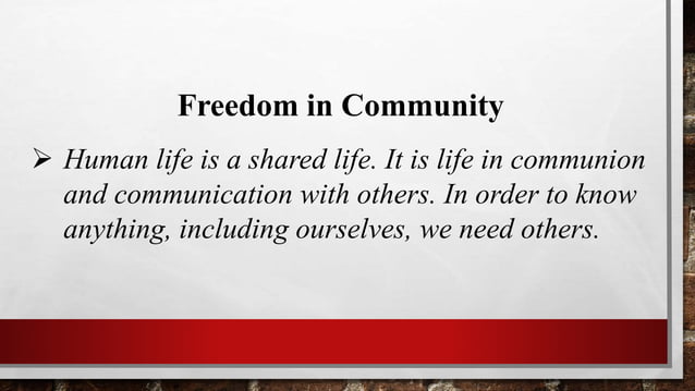 Human Person and Freedom | PPTX | Science