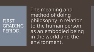 Introduction to the Philosophy of the Human Person .pptx