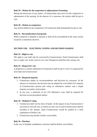 IPHRC rules of procedure | PDF | Islam | Religion & Spirituality