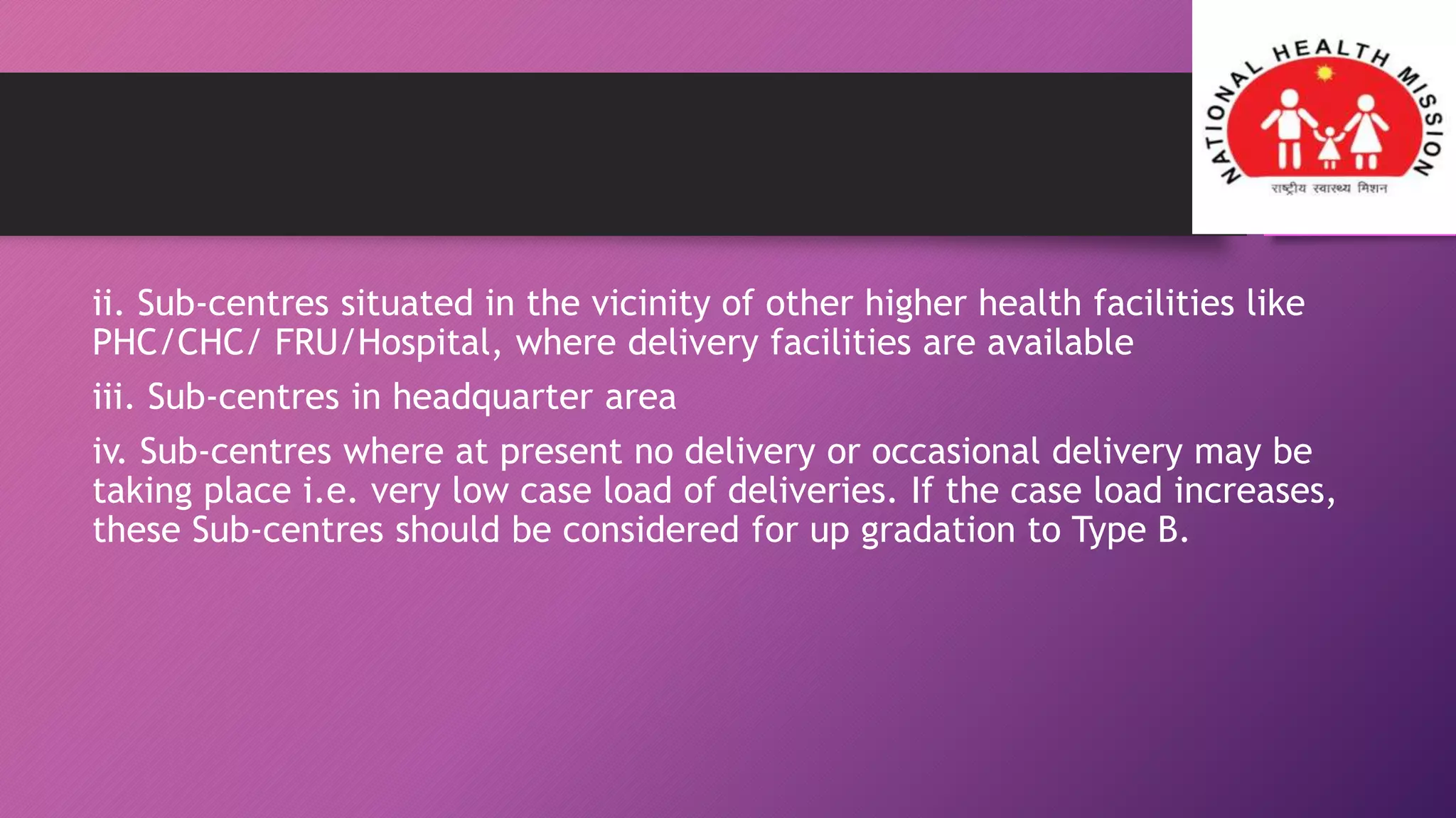 IPHS - Subcentre ( Indian Public Health Standards) | PPTX