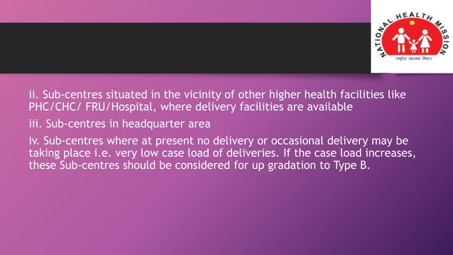 IPHS - Subcentre ( Indian Public Health Standards) | PPTX | Pregnancy | Reproductive Health