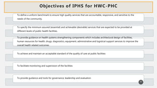 Indian Public Health standards for HWC PHC | PPTX