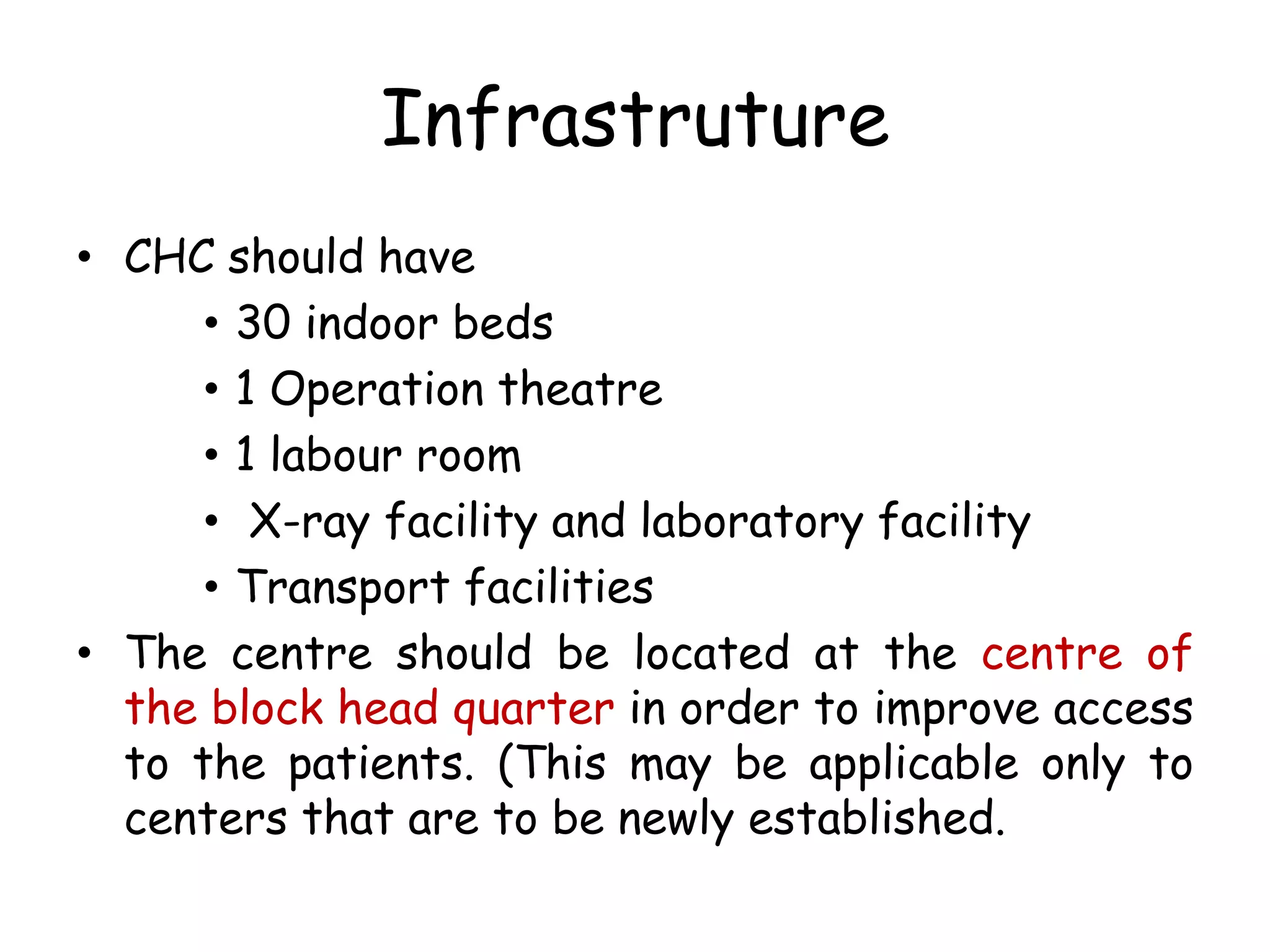 Iphs for community health centres | PPTX