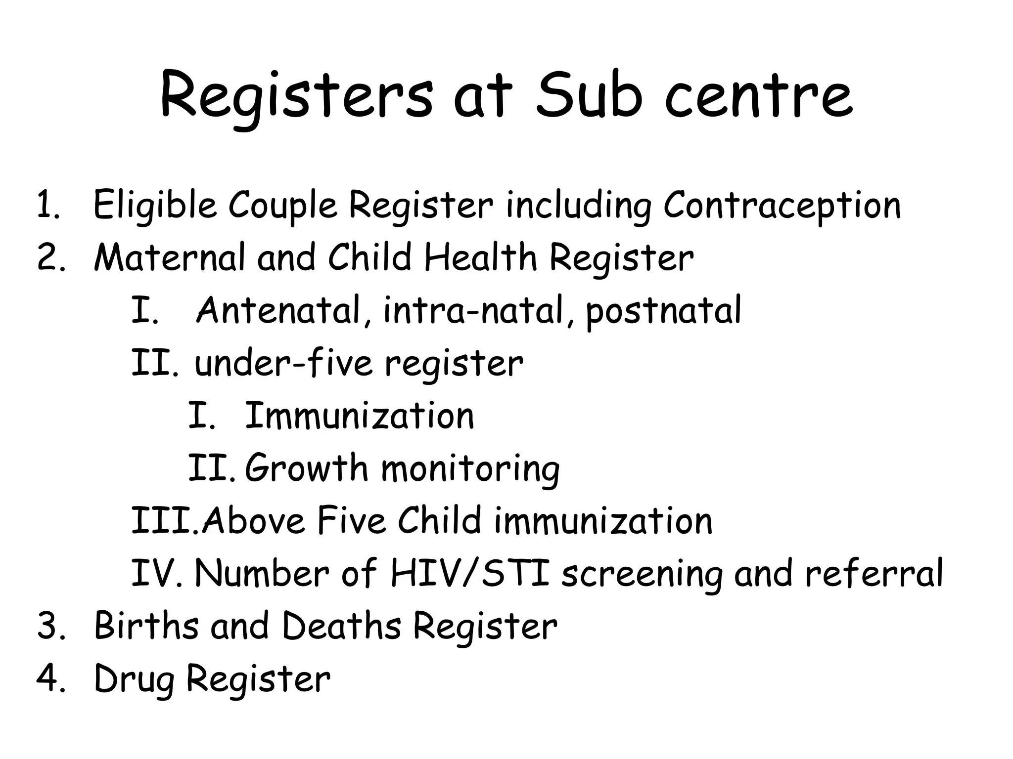 Iphs for subcentre | PDF