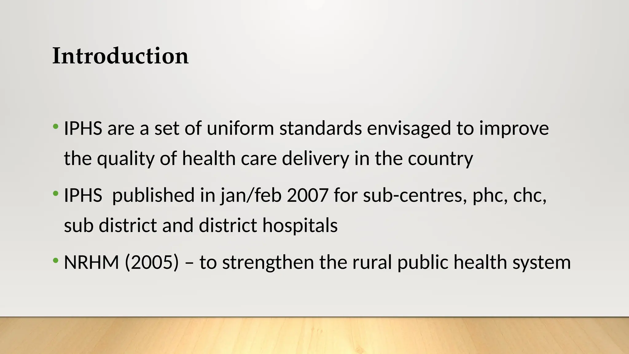 Indian Public Health Standards of Primary Health Center | PPTX