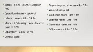 Indian Public Health Standards of Primary Health Center | PPTX