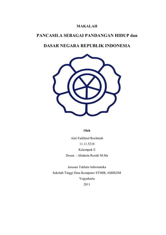 MAKALAH PANCASILA | PDF