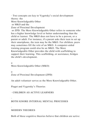 I picked Piagets Cognitive Development TheoryAssignment In.docx