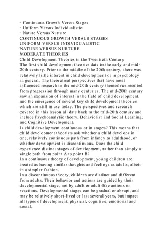 I picked Piagets Cognitive Development Theory Assignment Instruc.docx