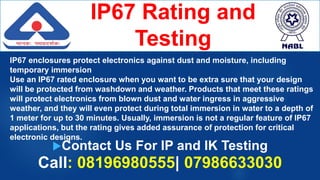 IP66 , IP67 , IK10 Testing on Indoor and Outdoor Cameras | PPT