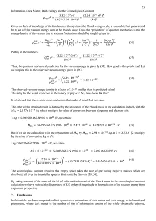 Informational Nature of Dark Matter and Dark Energy and the ...