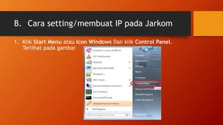 cara merubah dan mengetahui IP address | PPT