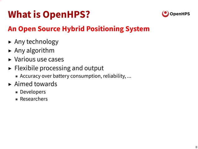Indoor Positioning Using the OpenHPS Framework | PPT