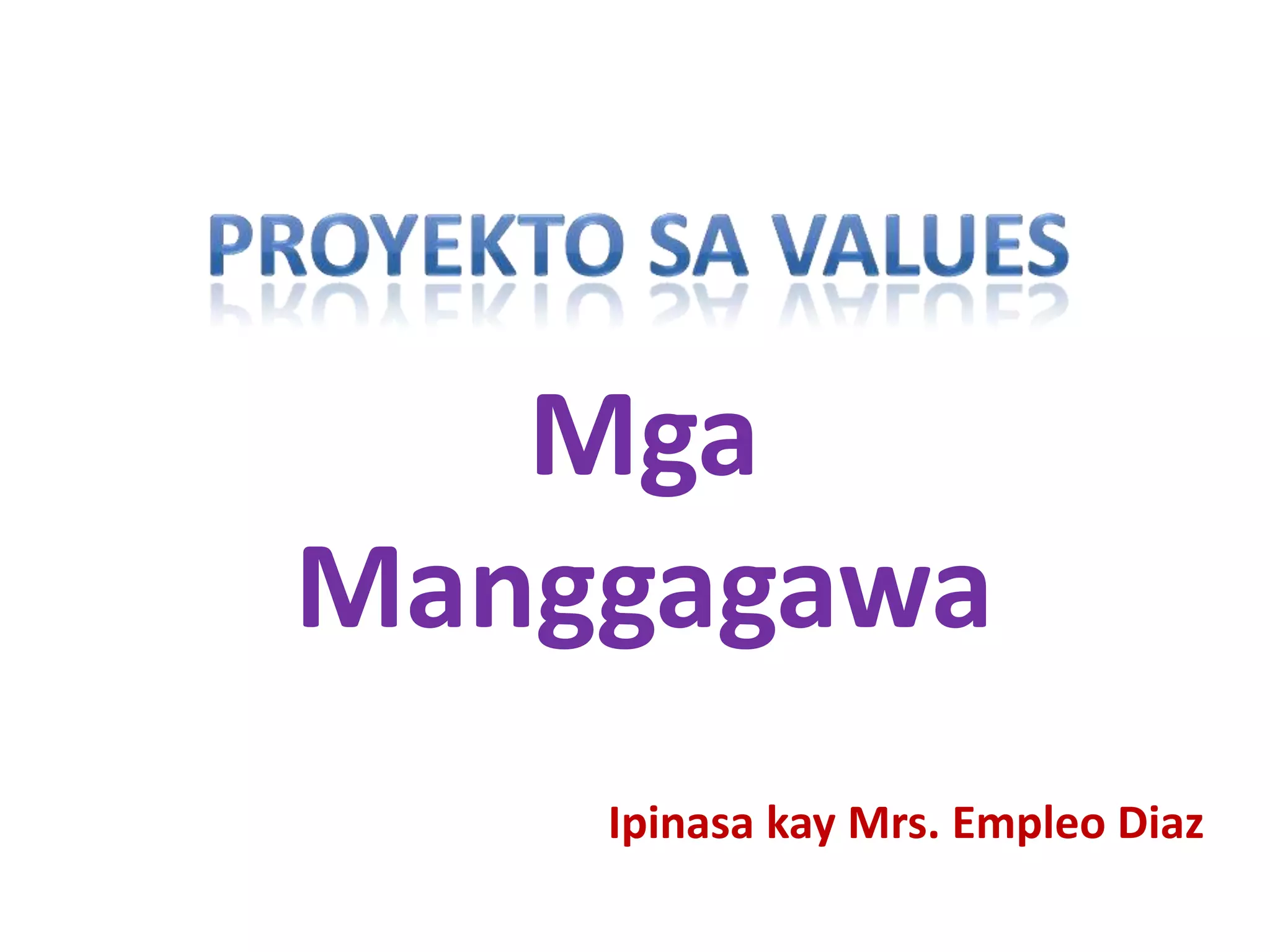 Ipinasa kay mrs. | PPTX