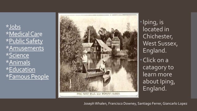 Iping, england (team 6) 3 | PPT