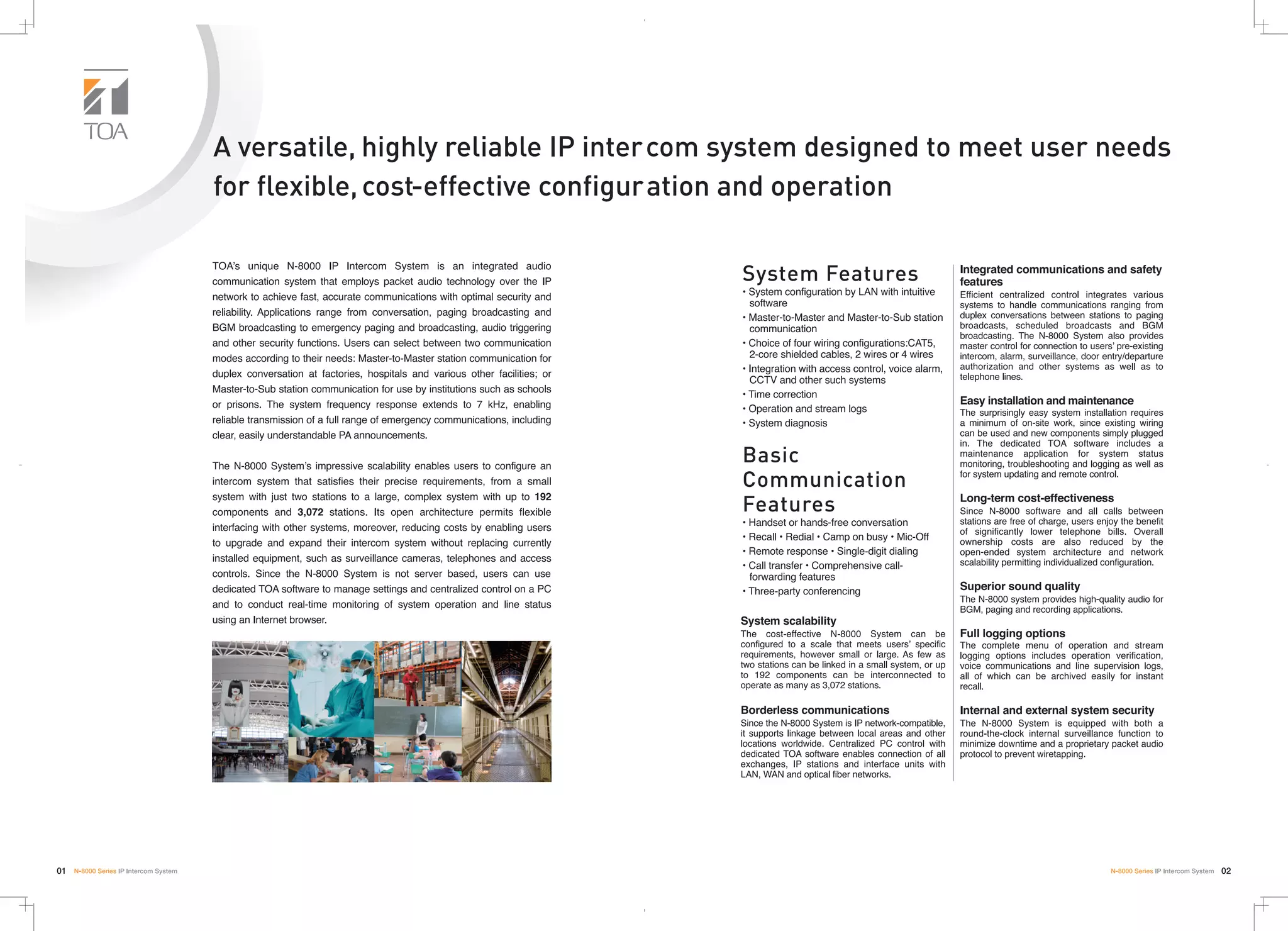 Toa Electronics N-8000 Series - IP Intercom System | PPT