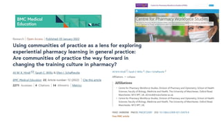 Experiential Learning through the lens of Communities of Practice (CoP) theory | PPT