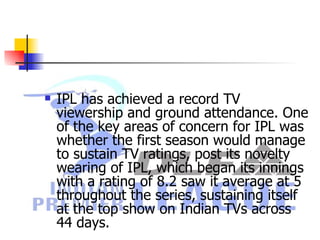 Ipl | PPT
