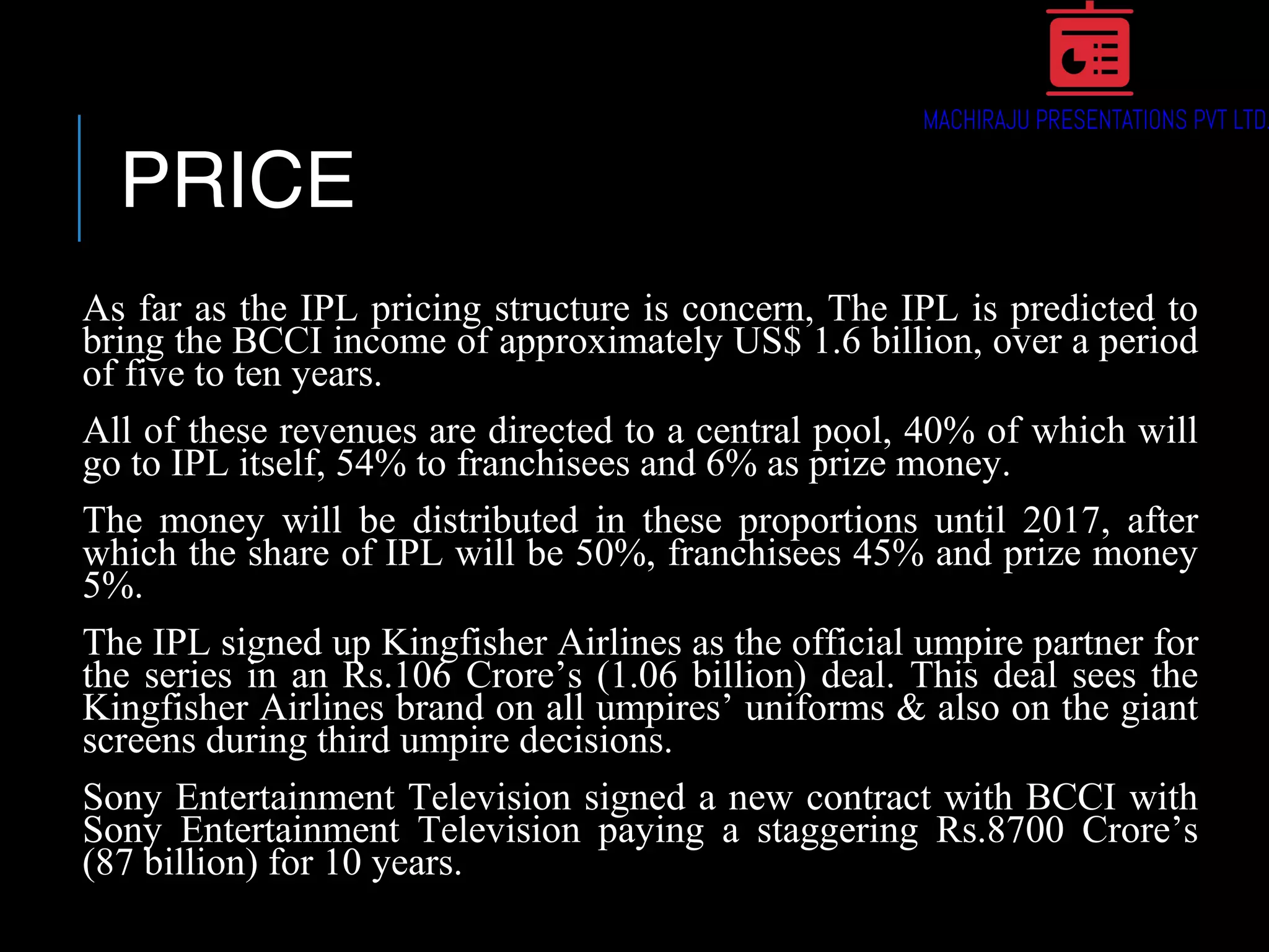 IPL: INDIAN PREMIER LEAGUE | PPT