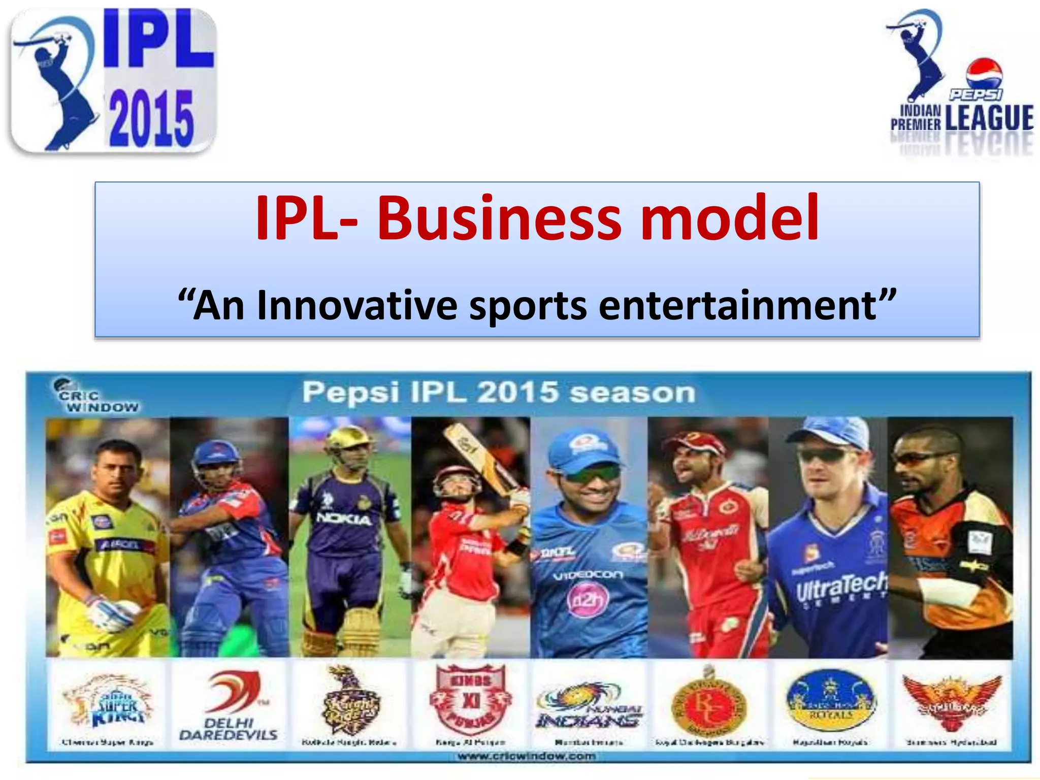IPL - Business Model | PPTX