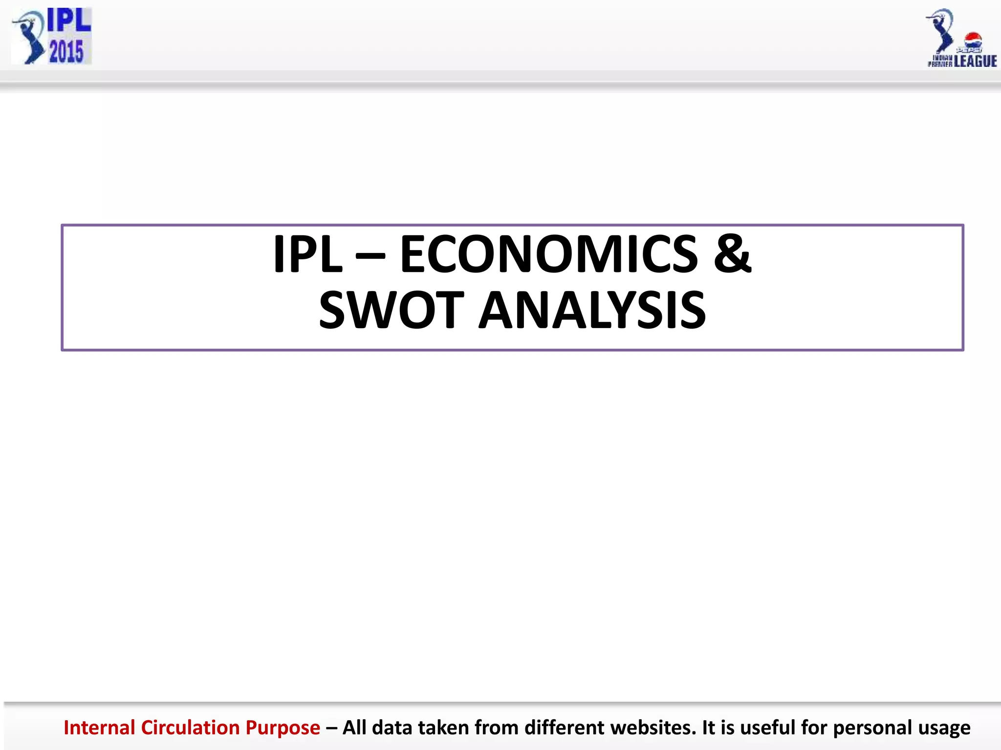 IPL - Business Model | PPTX