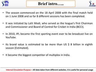 IPL - Business Model | PPTX