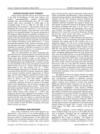 IPL Study Mayo Clinic | PDF | Eye and Vision Conditions | Diseases and ...