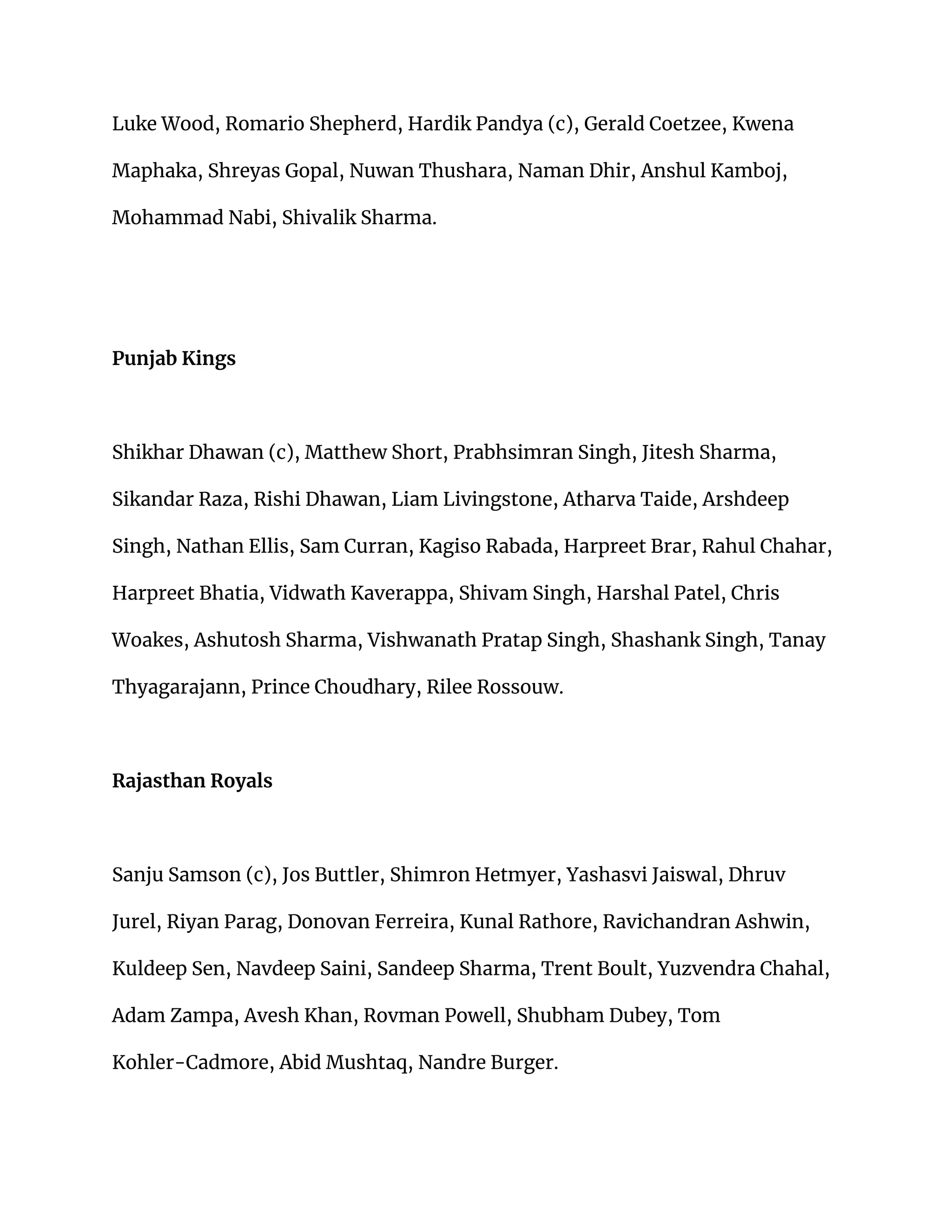 IPL 2024 Fixture List Match Dates, Participating Teams, Stadiums ...