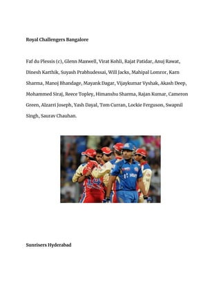IPL 2024 Fixture List Match Dates, Participating Teams, Stadiums ...