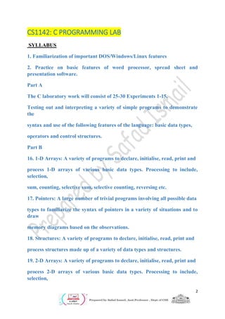 IP Lab Manual for Kerala University 3 Year UG Programme | PDF