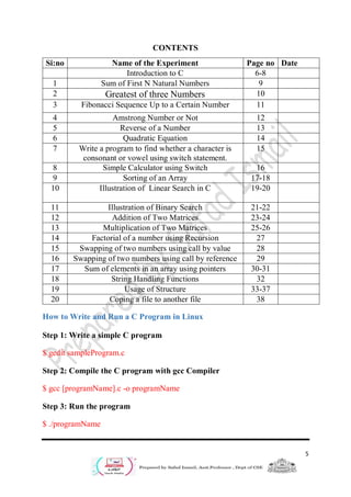 IP Lab Manual for Kerala University 3 Year UG Programme | PDF