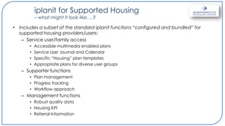 iplanit for supported housing | PPTX
