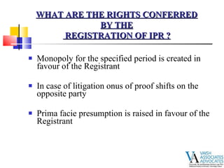 Ip Law Introduction In India | PPT