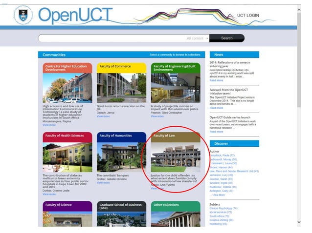 Law Library Orientation at UCT for Masters | PPTX