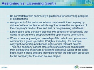 Outbound Licensing Strategies: Is Open Source the Right Model for Your ...