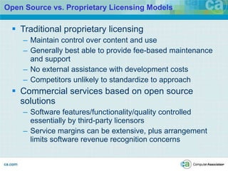 Outbound Licensing Strategies: Is Open Source the Right Model for Your Company? | PPT ...