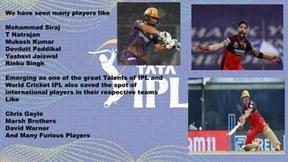 IPL Business Model by Pranay Hardas | PPTX