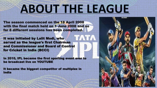 IPL Business Model by Pranay Hardas | PPTX | Cricket | Sports