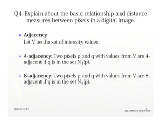 Image Processing lectures 5, 6, and 7 | PPT